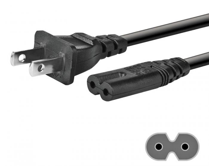 Micros 2-Wire Line Cord, 5' (LCUS2WN)