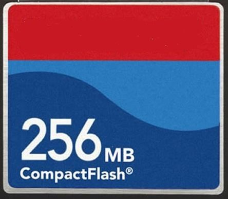 Micros WS5/WS5A 256 MB Compact Flash Card (MWS5CF256R)