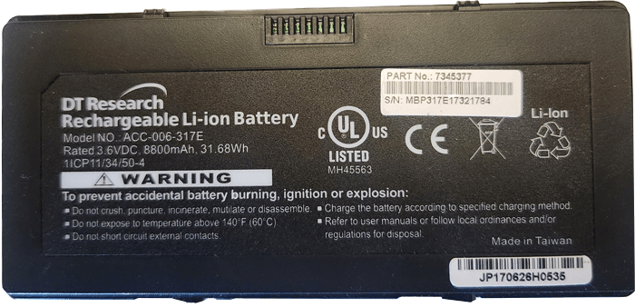 Oracle Micros High Capacity Battery for 720 Tablet (M720BAT)