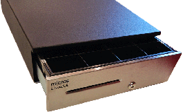 Oracle Micros 4000 Cash Drawer, stainless front, black, Series 2 ...